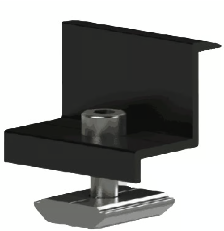 Fastensol Black End Clamp